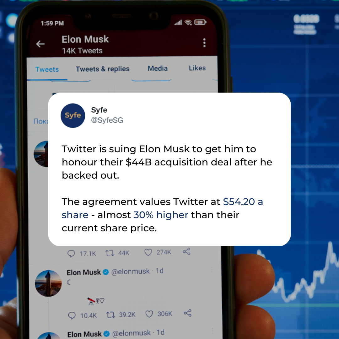 Twitter Sues Elon Musk: What It Means For Twitter Stock | Syfe