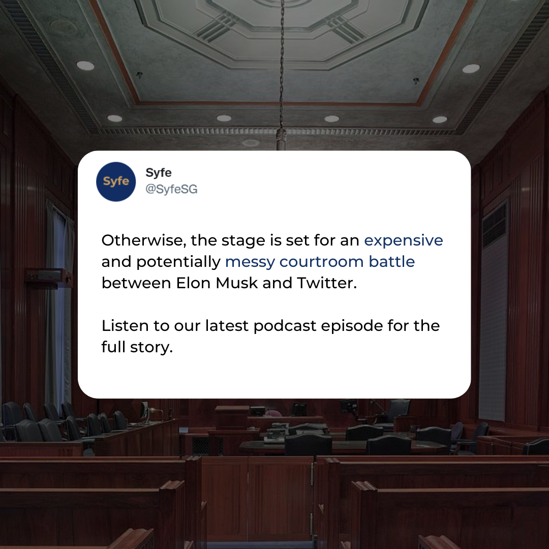 Twitter Sues Elon Musk: What It Means For Twitter Stock | Syfe